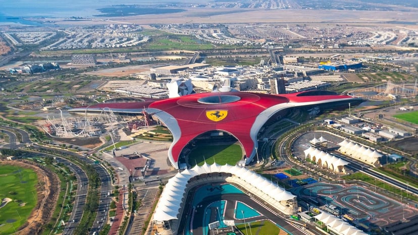 The Formula Rossa roller coaster at Ferrari World Abu Dhabi will be ...